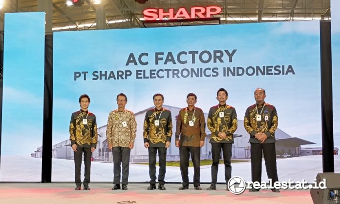 Resmikan Pabrik AC di KIIC, Sharp Indonesia Rilis Produk 'Garuda Series'