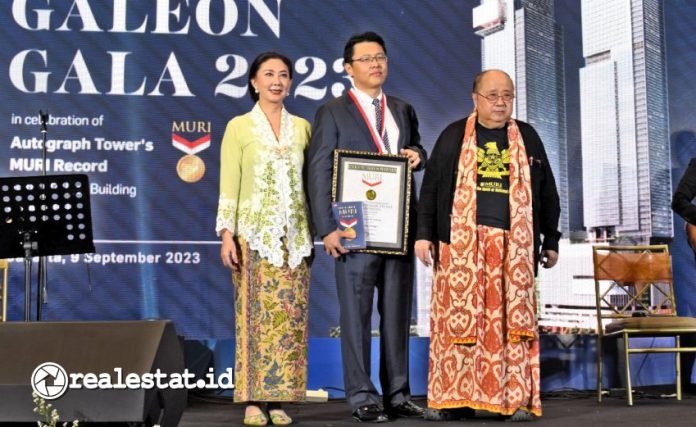 Rekor MURI Autograph Tower Thamrin Nine Gedung Tertinggi di Indonesia