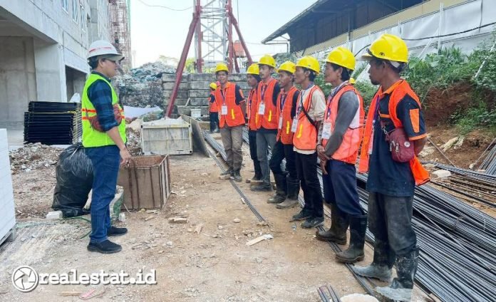 112 Pekerja Konstruksi Rusun ASN PUPR Jawa Tengah Ikuti Sertifikasi K3